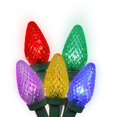 Vickerman 25 Pure White C7 LED Light on Green Wire, 16' Christmas ...