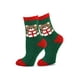 TeeHee Christmas Holiday Cozy Fuzzy Crew Socks 3-Pack for Women (Santa ...