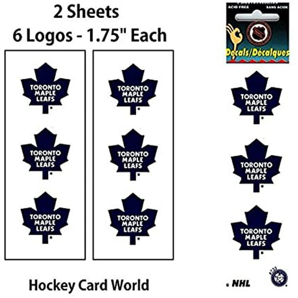 Toronto Maple Leafs 1.75" Logo Stickers Decal (Pack of 2 Sheets ...
