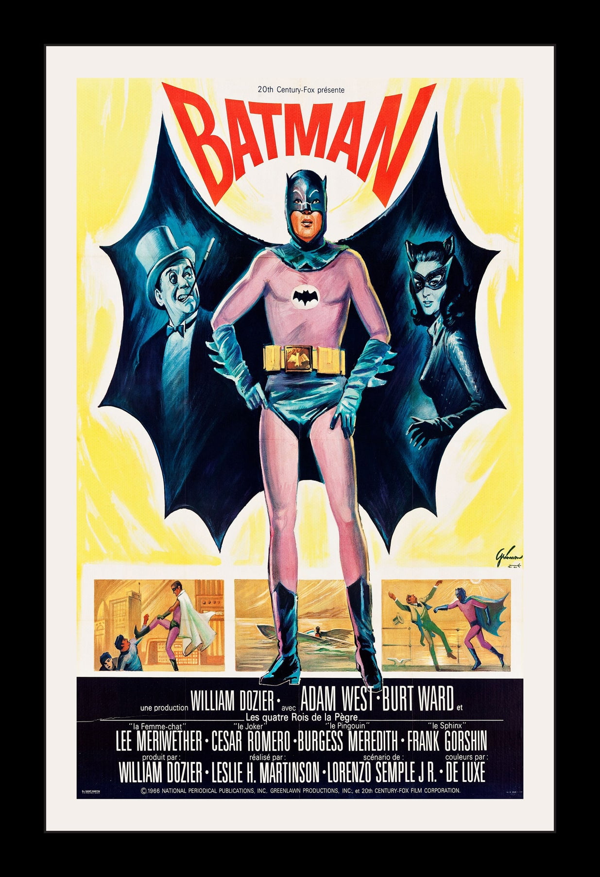 BATMAN - 11x17 Framed Movie Poster - Walmart.com