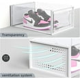 Shoe Boxes Clear Plastic Stackable 18 Pack Premium Shoe Organizer ...