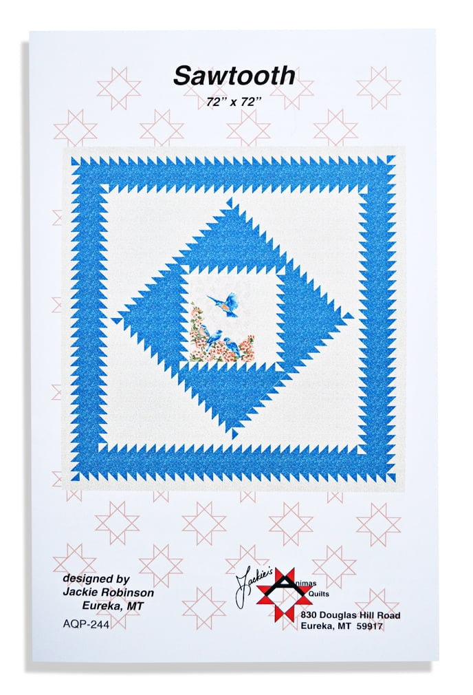Sawtooth Quilt Pattern AQP-244 - Walmart.com