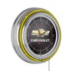 Chevrolet Chevy Chevelle Genuine Electric Neon 15 Inch Wall Clock Glass ...
