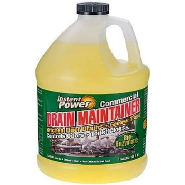 Instant Power 1969 Hair and Grease Drain Opener, 1 l, Liquid,Black (2 ...