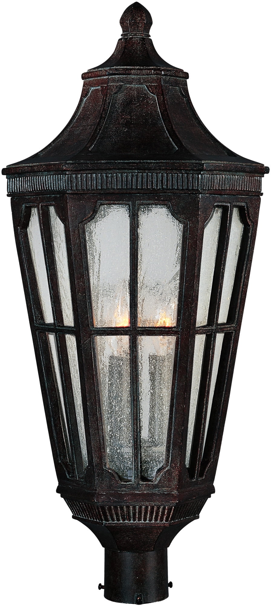 Maxim 40150CD Sienna Beacon Hill 24" Tall 3 Light Vivex Post Light ...