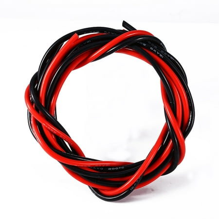 Ccdes Flexible Stranded Cable,New 12AWG 5m Gauge Silicone Electronic ...