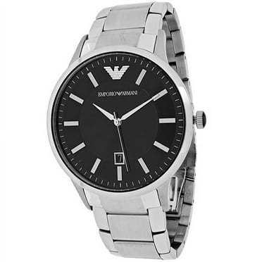 Emporio Armani Men's Chronograph Stainless Steel Classic Dress Watch ...
