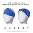 ZHUYING 6 Pack Wide Headbands for Women Elastic Yoga Running Knotted ...
