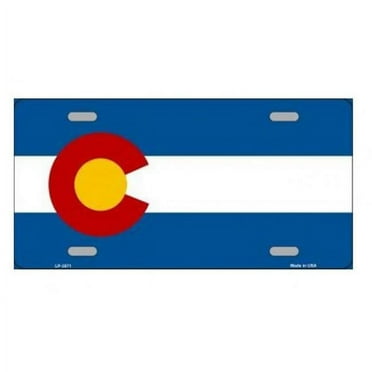 United States Patriotic Flag Pattern License Plate Frame - Walmart.com