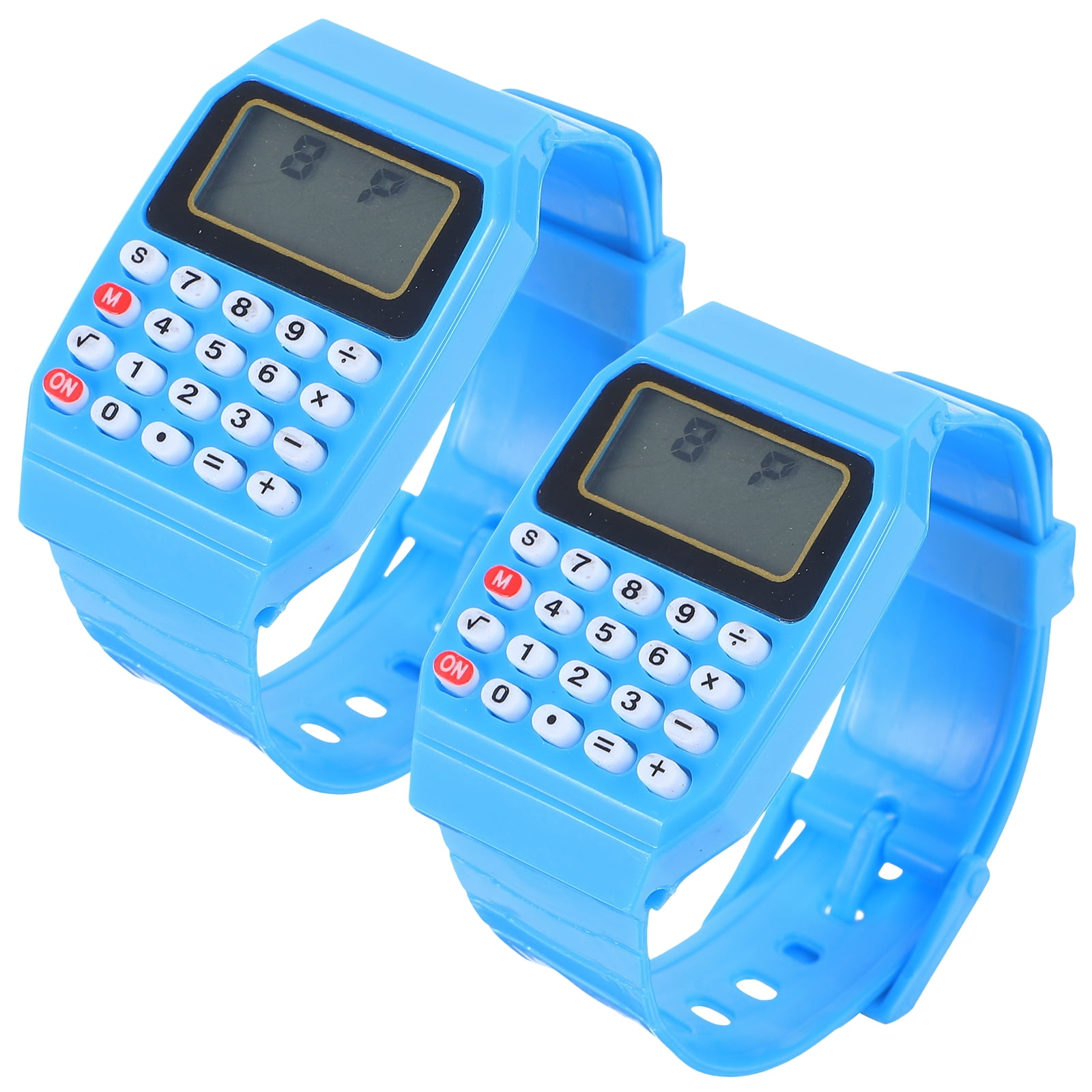 EeaseMX 2pcs tipo de reloj calculadoras reloj de cálculo portátil ...