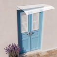 Modern Wall Mount Clear Front Door Awning Canopy Roof Porch Shelter UV ...