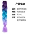 Jumbo Braiding Hair Extensions, Synthetic Hair for Braids, Ombre ...