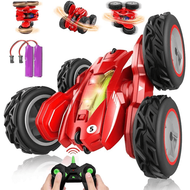 HANMUN RC Cars Stunt car Remote Control Car Double Sided 360° Flips ...