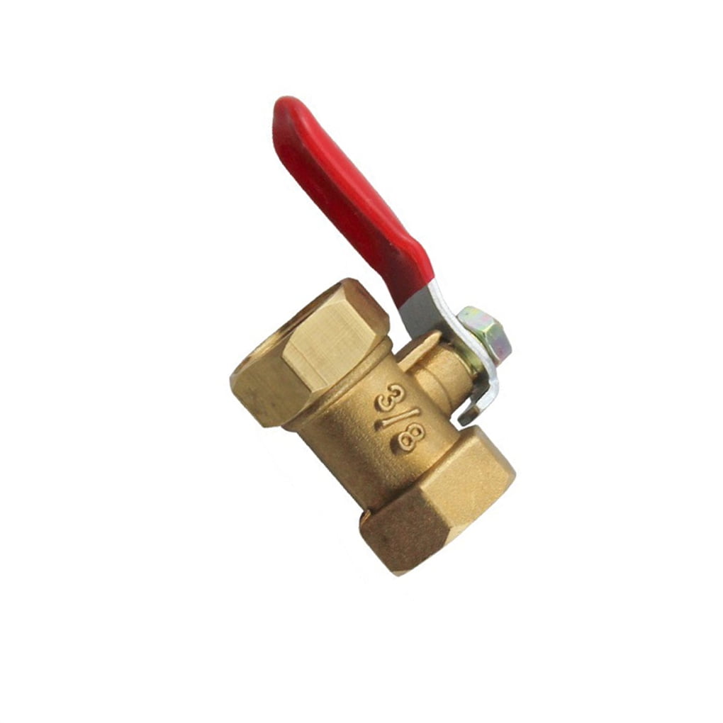 Tssuoun Brass Ball Valve with Rotating Handle Leakproof Airtight Garden ...