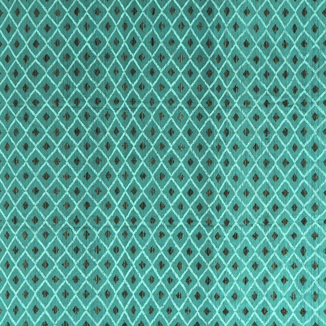 Ahgly Company Machine Washable Indoor Square Abstract Turquoise Blue ...