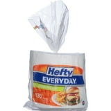 Hefty Disposable Styrofoam Dinner Plates, Medium Round Foam Party ...