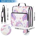 3 Ring Zipper Binder Stationery Organizer for Study Work Home Travel ...
