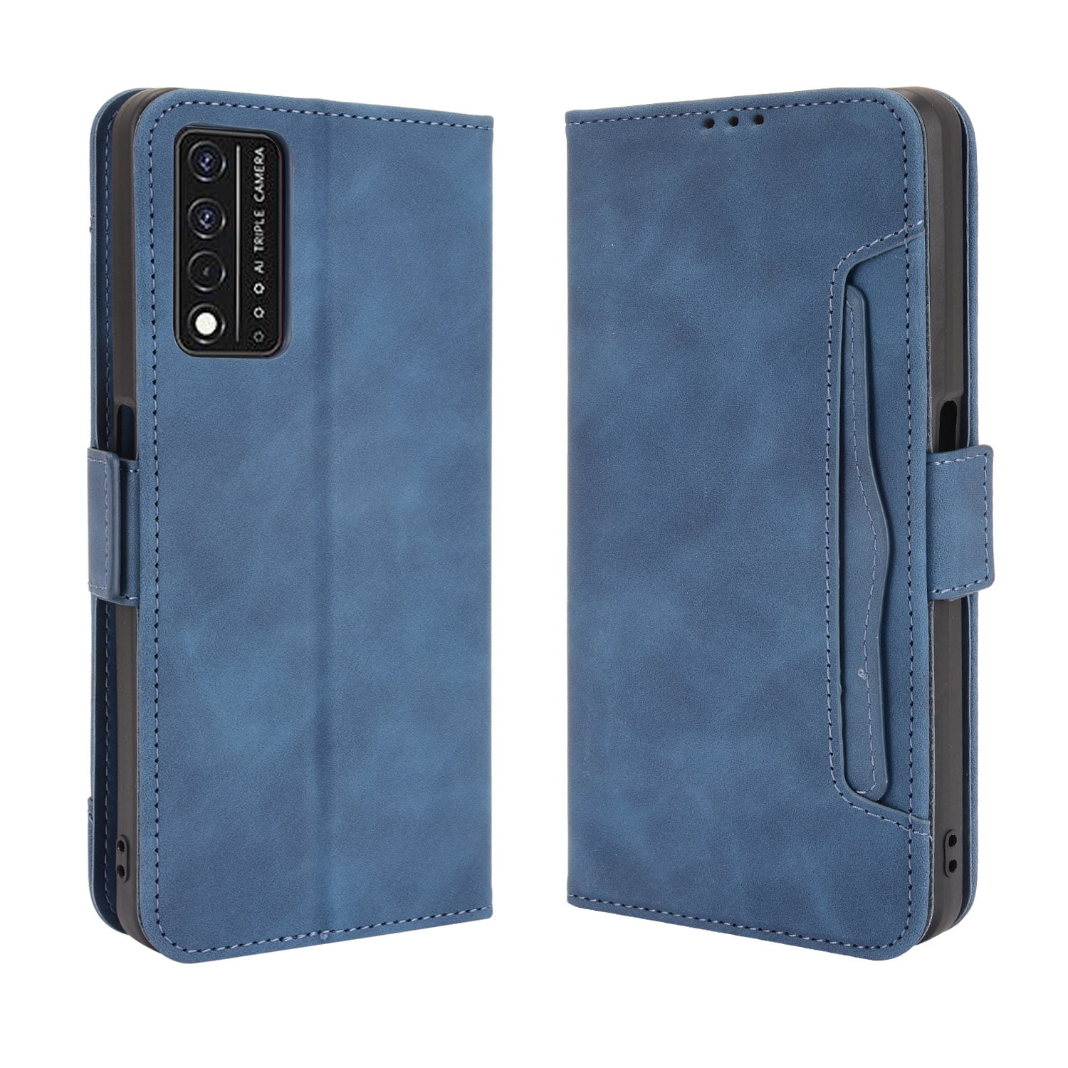 UUCOVERS Case for T-Mobile Revvl V+ Plus 5G, PU Leather Card Slots Cash ...
