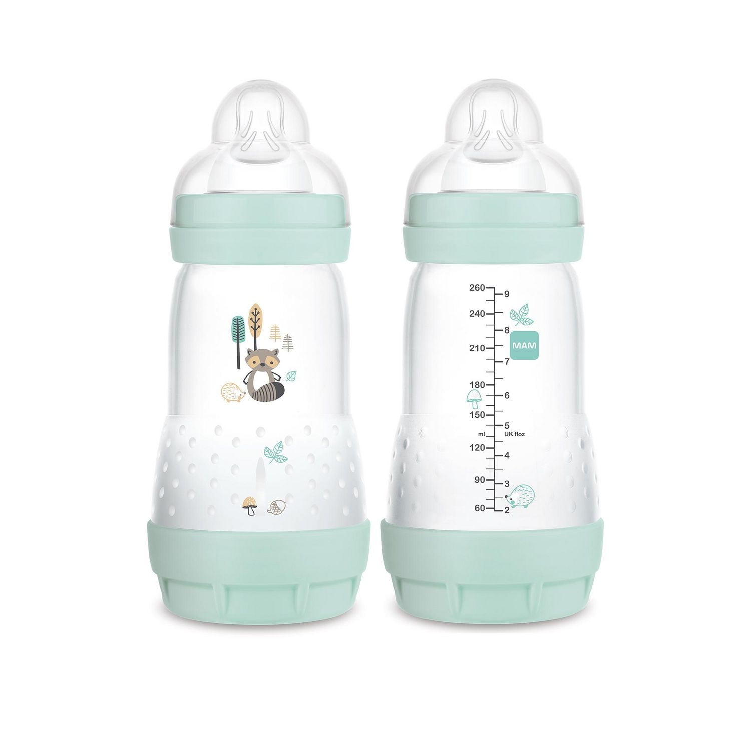 MAM Easy Start Anti-Colic Baby Bottles, 2x9oz Bottles, Medium Flow ...