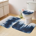 Abstract Forest Bathroom Rugs Set Spring Black Tree Forest ...
