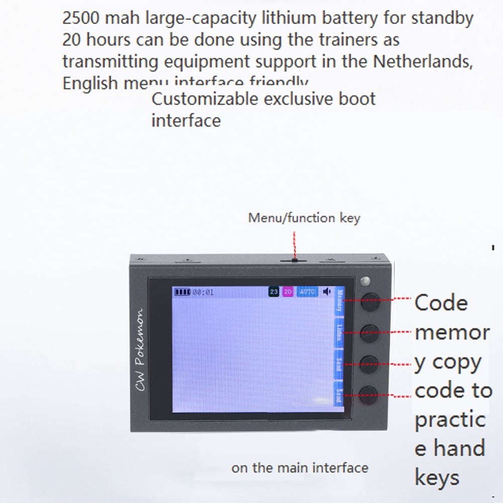 Buy Cw Pro Ham Cw Trainer Morse Code Trainer Supports English Andchinese
