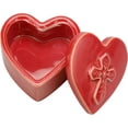 Stonebriar Collection Ceramic Heart Shaped Cross Trinket Box - Walmart.com