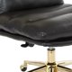 OSP Home Furnishings Legacy Office Chair in Deluxe Black Faux Leather ...