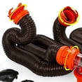 Camco RhinoFLEX 20ft RV Sewer Hose Kit - Heavy Duty with Pre-Attached ...