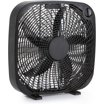Genesis G20BOX-BLK 20"3 Speed Box Fan with Max Cooling Technology Black ...