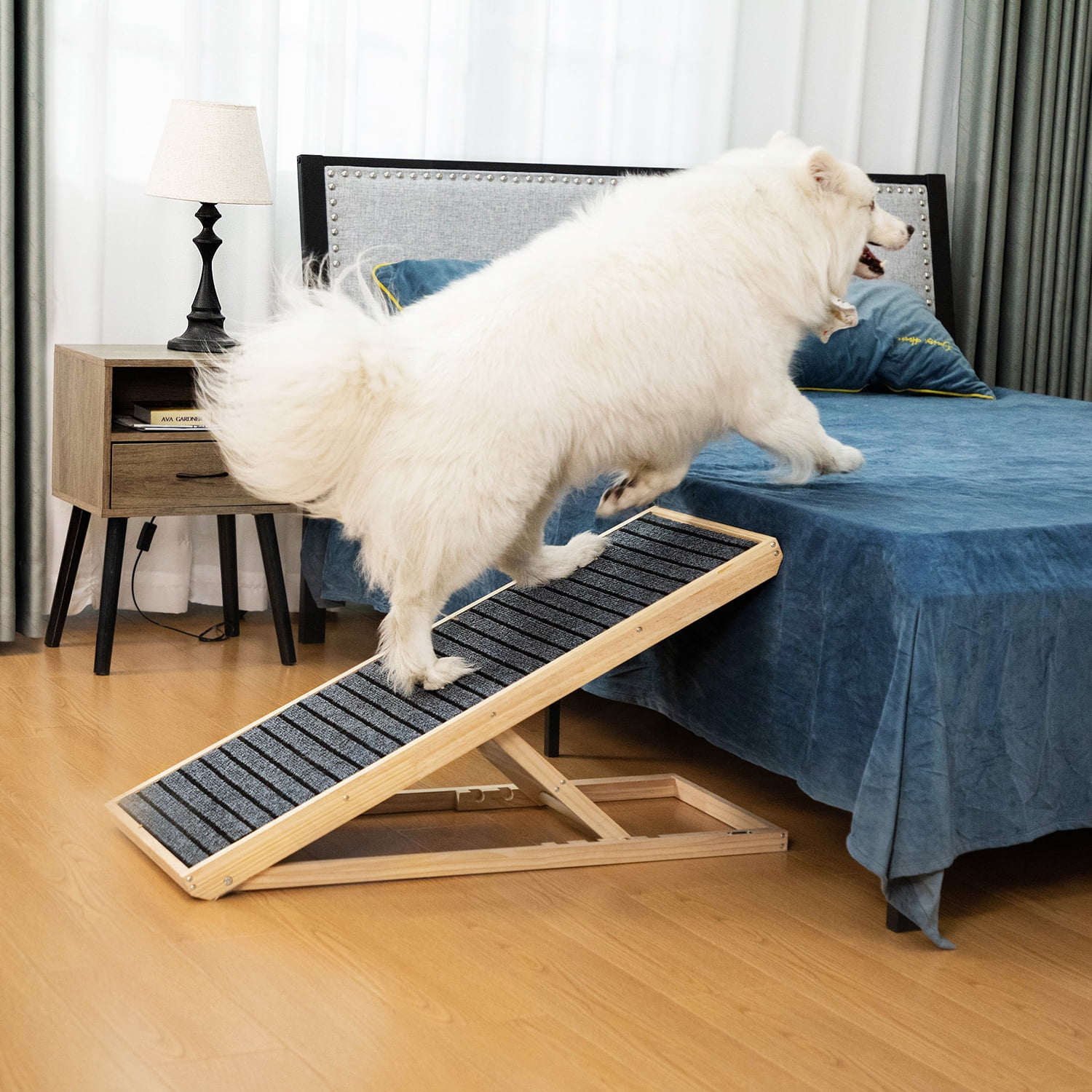 Senbabe Dog Ramp for All Dogs and Cats - Folding Portable Pet Ramp for ...