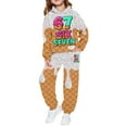 Boys Sweatsuit 67 Ice Print Sweatsuit Six Seven Cute Preppy Music ...