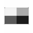 Gradient White Sun Shade Sail 6.5'X10' Gray Black Color Block Simple ...