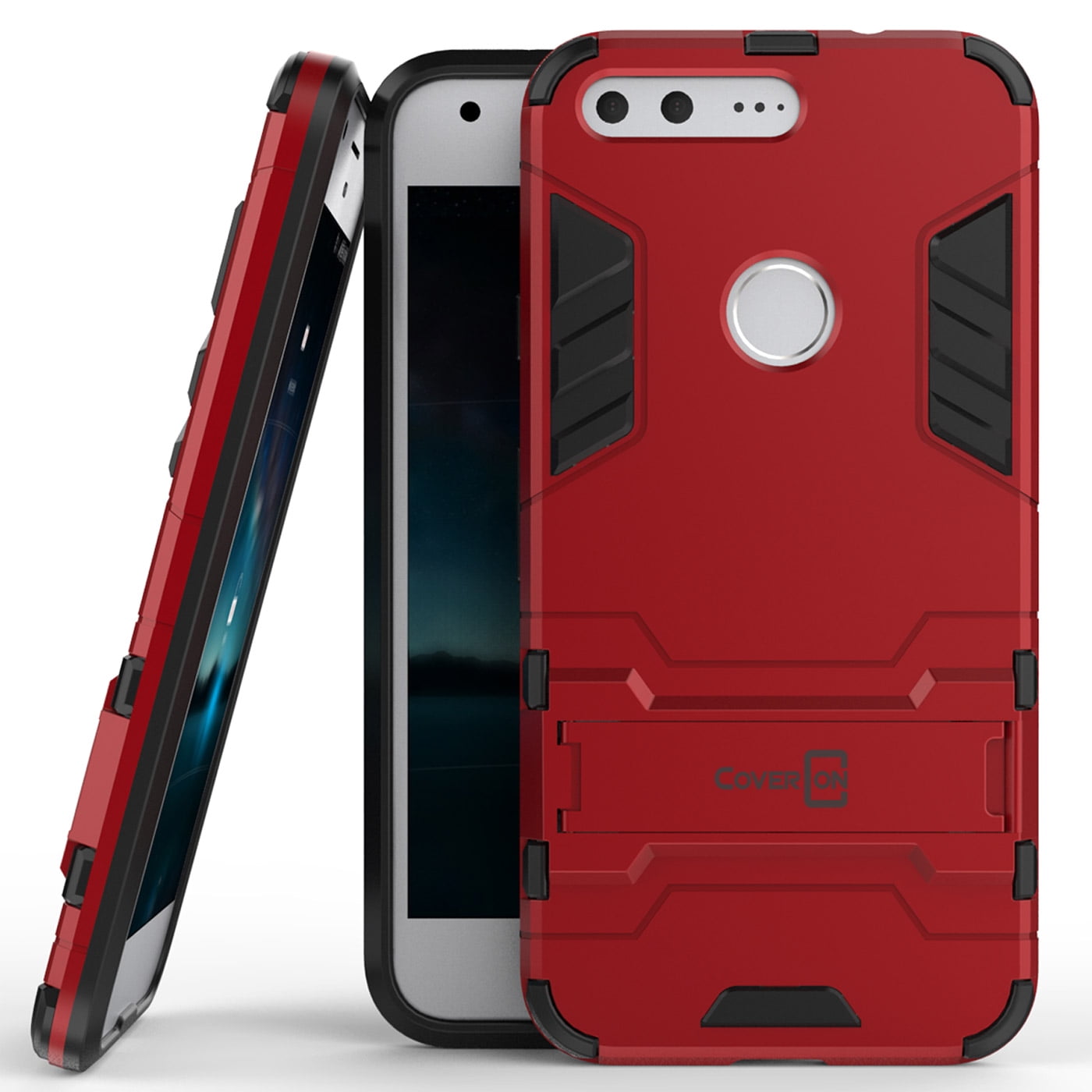 CoverON Google Pixel Case, Shadow Armor Series Hybrid Kickstand Phone ...