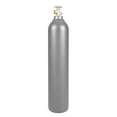 New 80 Cu Ft Steel Inert Gas Cylinder Tank with CGA580 Valve for Helium ...