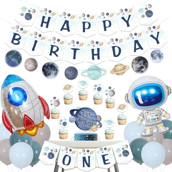 Galaxy Themed Birthday Cake