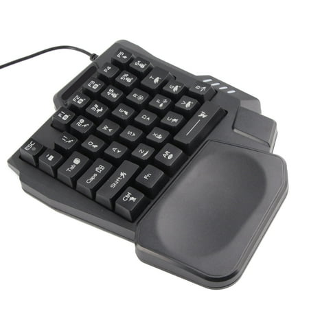 35 Keys Gaming Keyboard, One Handed Gaming Keyboard Three Colors ...