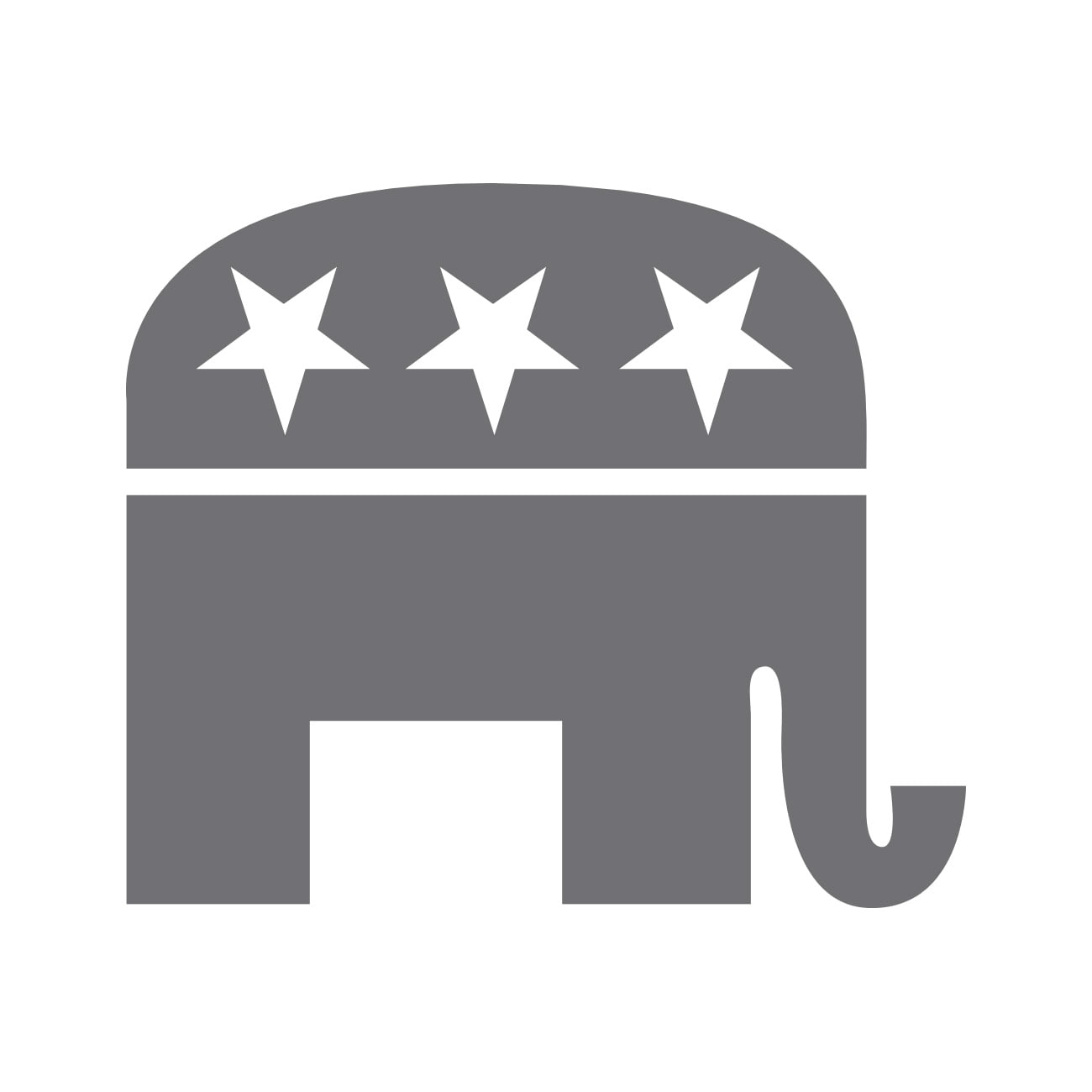 Republican Logo Sticker Decal Die Cut - Self Adhesive Vinyl ...