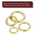 Uxcell O Ring Buckle 14mm/0.55", Brass Seamless Welded Circle Loop 3 ...