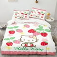Cartoon Anime Sanrio Bedding Set Hello Kitty Quilt Duvet Cover ...