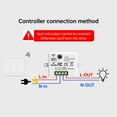 3-Gang 86 Wall Panel Switch With Remote Control 433Mhz Wireless Smart ...
