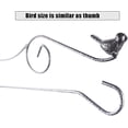 Wall Mount Garden Flag Stand with Bird, Post Stand Yard Flag Scroll ...