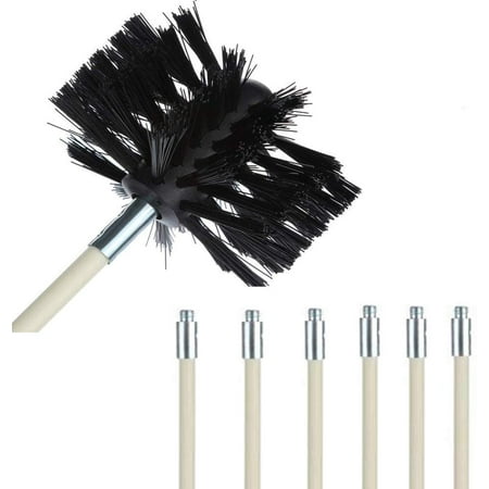 Pipe Inner Wall Cleaning Brushes,Bendable Dryer Duct Vent Cleaning Kit ...