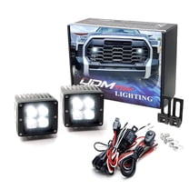 Front Grille LED Pod Light Fog Lamp Kit For Jeep 2007-17 Wrangler JK ...