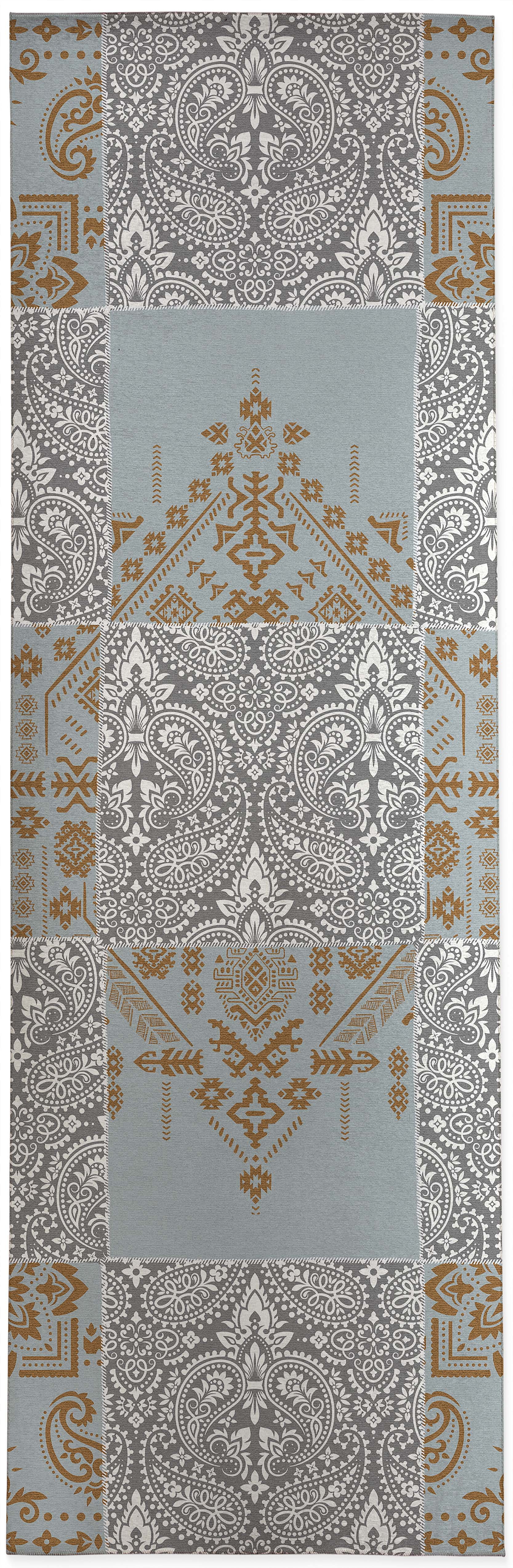 CHECKER PATCH BLUE Kitchen Mat By Kavka Designs - Walmart.com