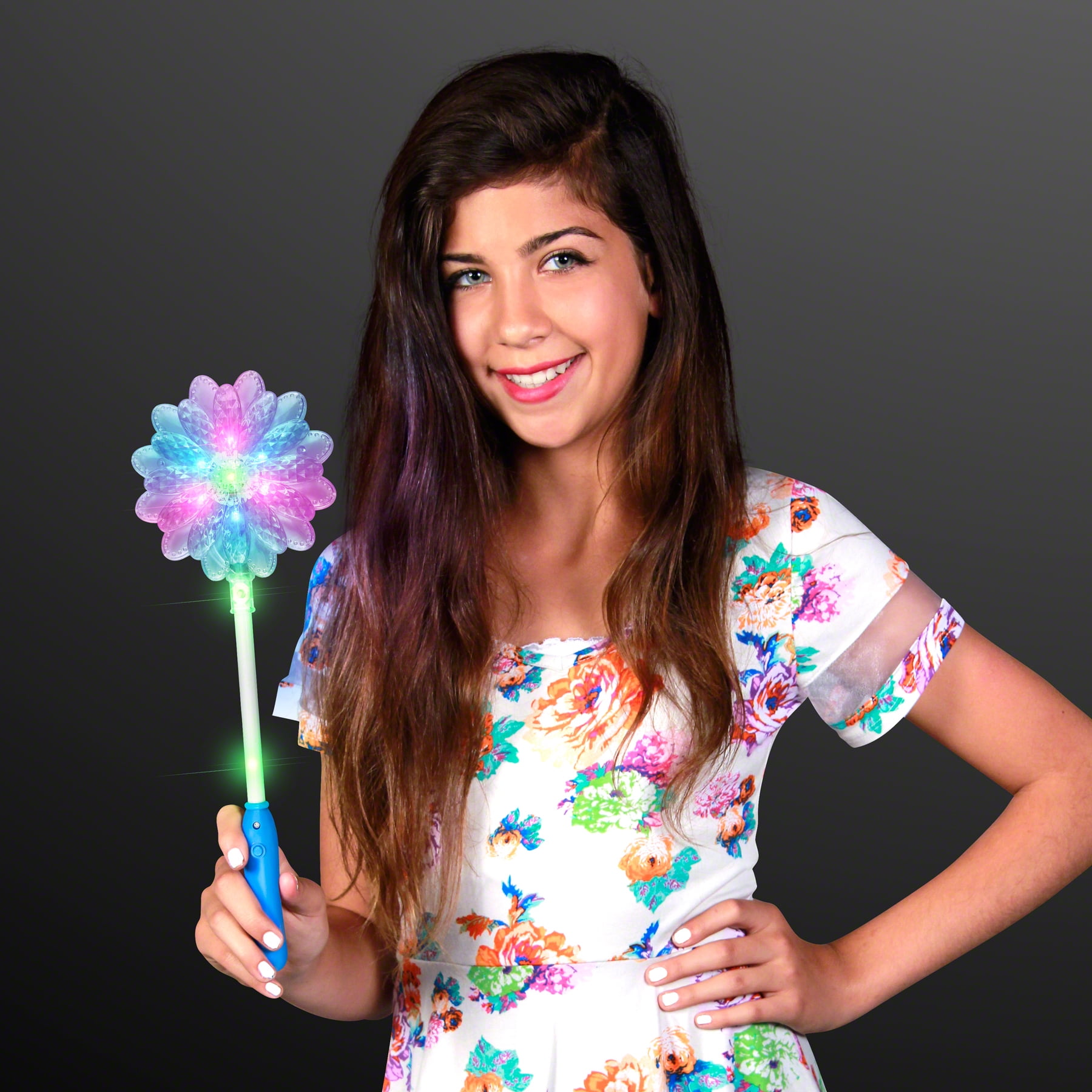 LED Daisy Flower Light Up Wand - Walmart.com