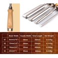4 Pieces Wood Chisel Set for Woodworking, Professional Wood Chisel Tool ...