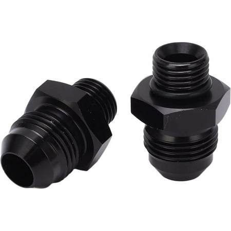 Fuel Line Fittings, 2pcs ORB 6 to AN8 Fuel Hose Fitting High Strength ...