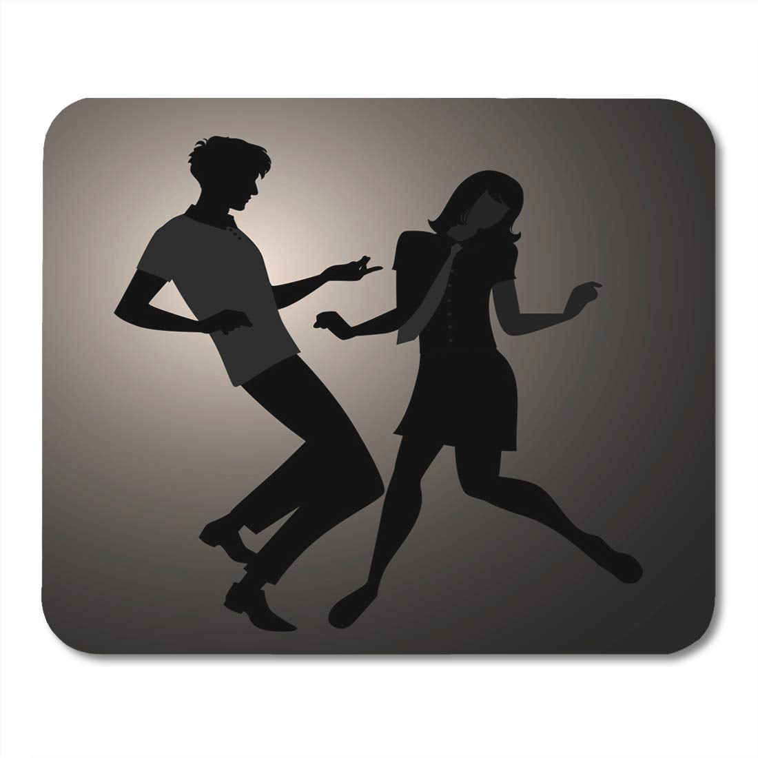 SIDONKU Blues 1970S We are Mods Silhouettes of Couple Wearing Retro in ...