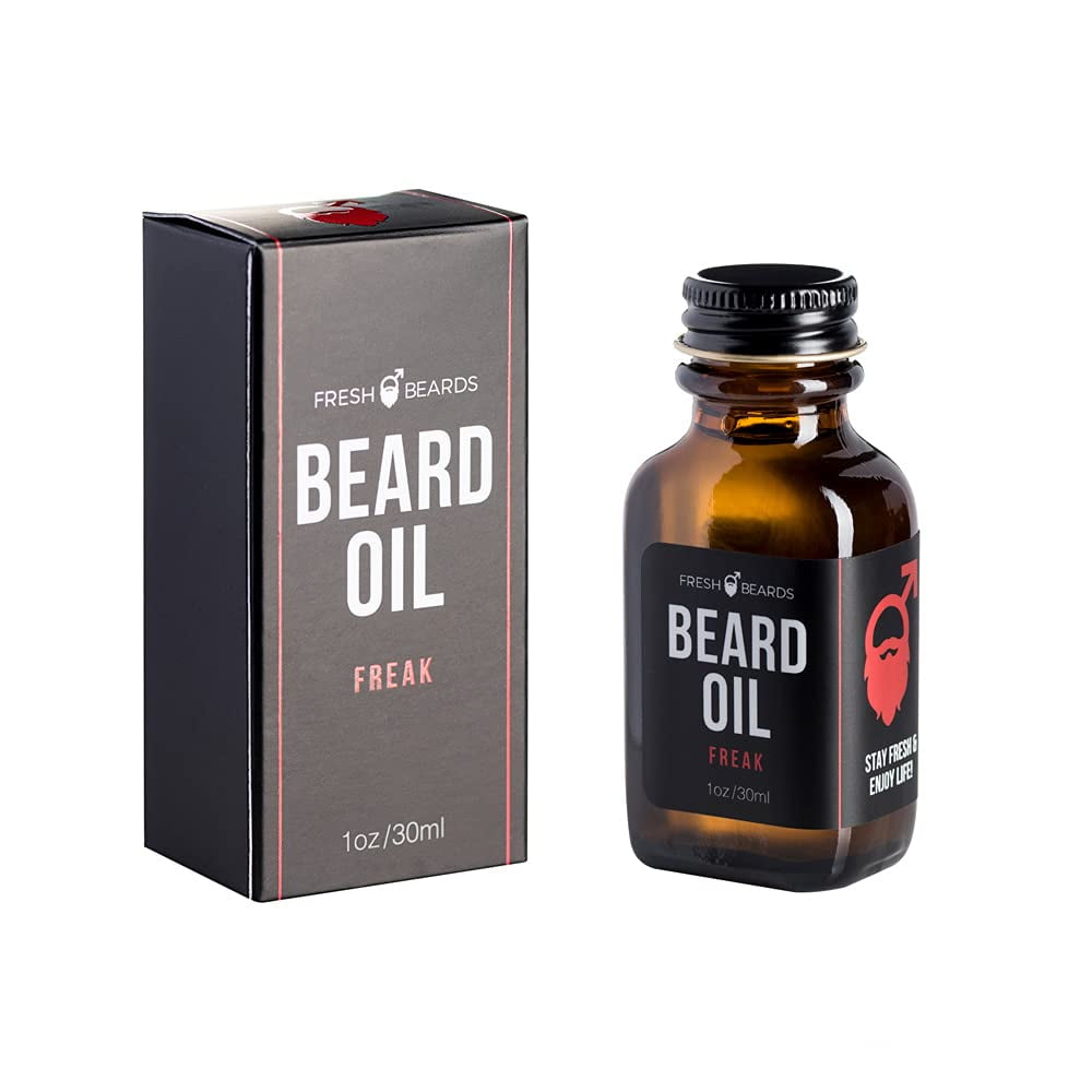 Fresh Beards Freak Beard Oil - Lemon, Orange, & Bergamot Fragrance ...