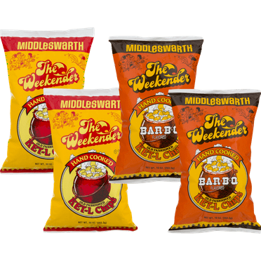 Middleswarth Kitchen Fresh Potato Chips Bar-B-Q Flavored The Weekender ...